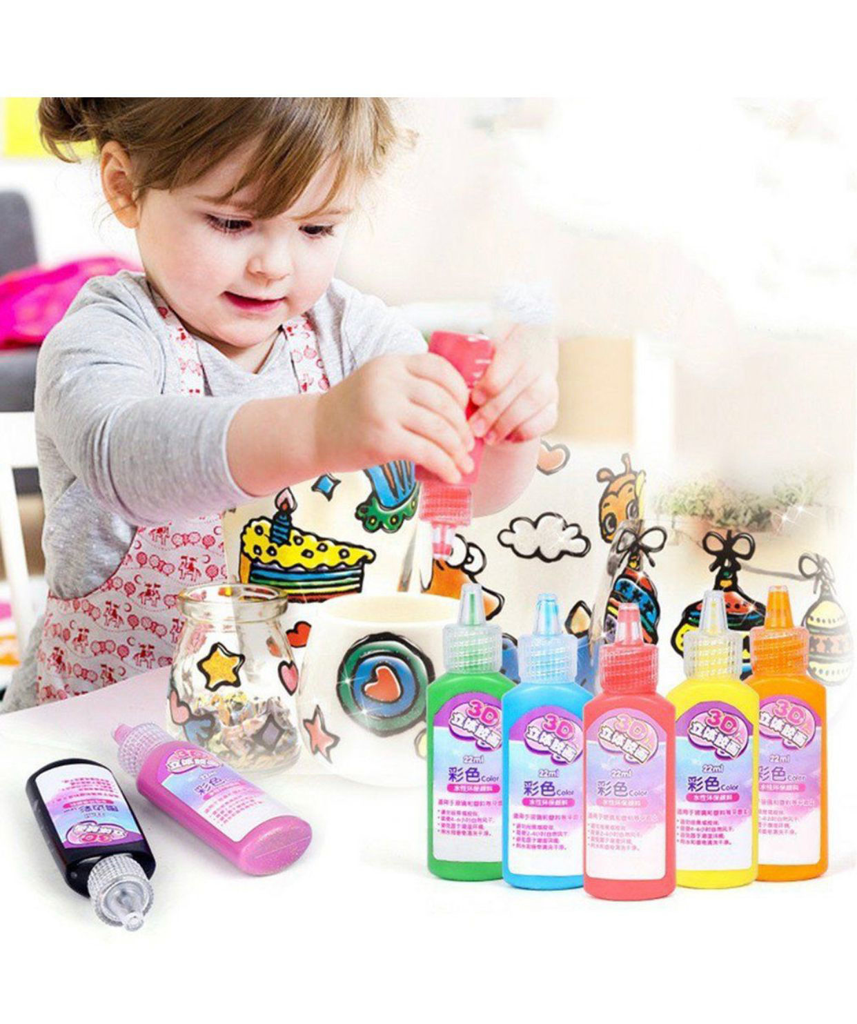 Toy. 3D Instant Sticky Art-Pattern Drawing