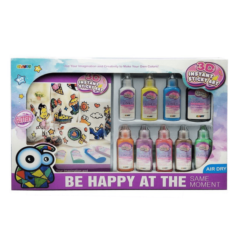 Toy. 3D Instant Sticky Art-Pattern Drawing