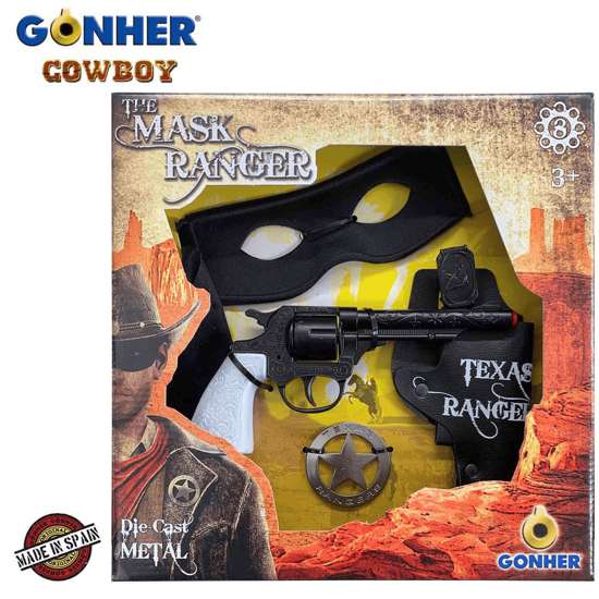 Toy. The Mask Ranger 8 sh. - Single Revolver