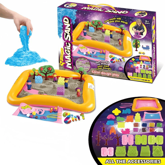 Toy. Magic Sand Color dough play