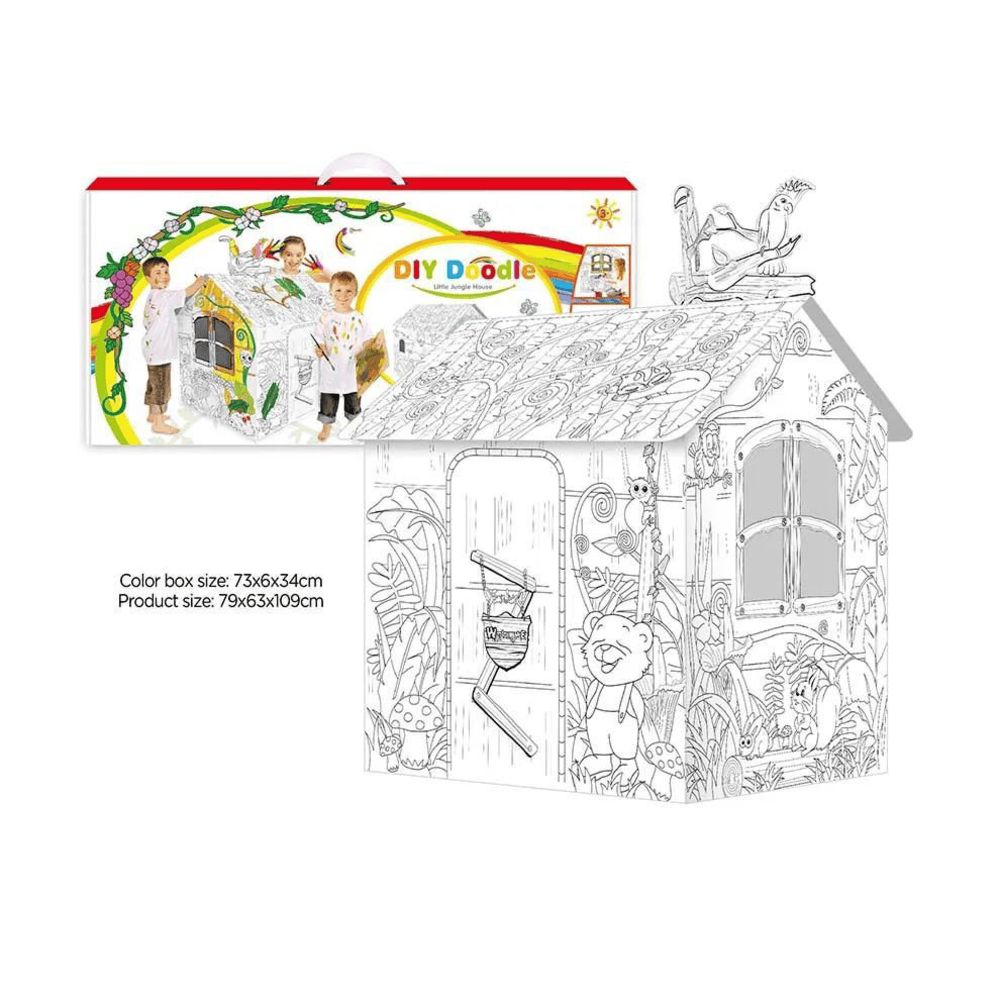 Toy. DIY Coloring house (Large)
