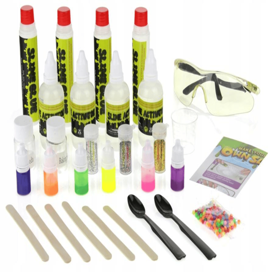 Toy. Slime Creative Kit Glowing Slime Factory Reactor 10in1 Accessories