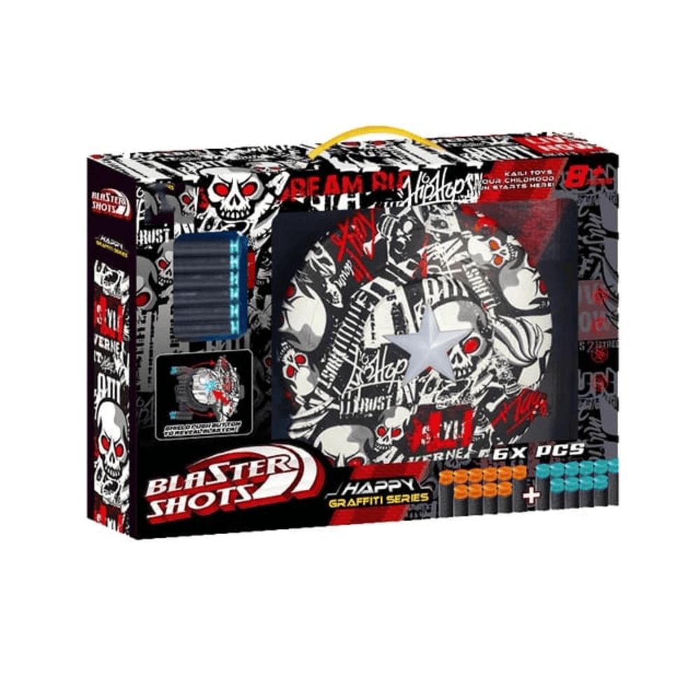 Toy. Shield Blaster Shots - Happy Graffiti Series