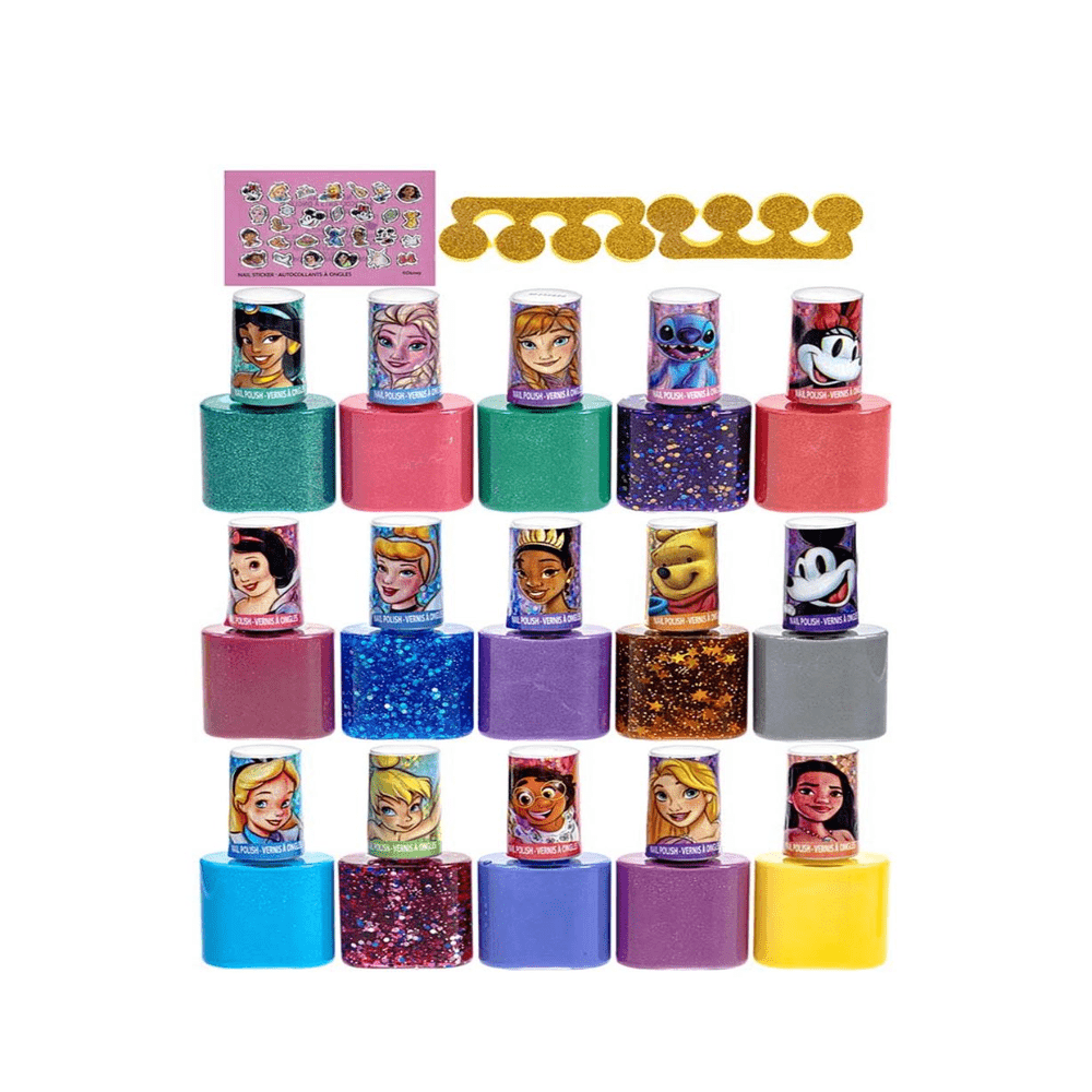 Toy. Disney Princes 18 Pc Nail Polish Set