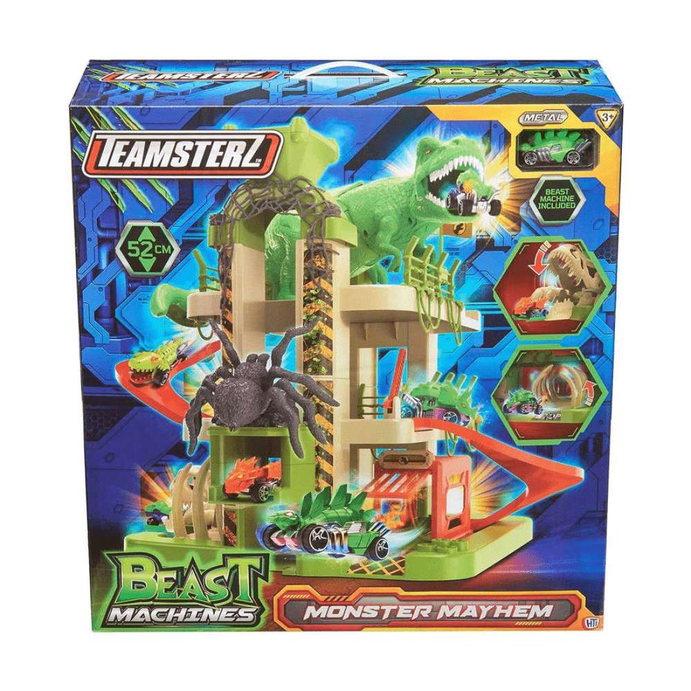 Toy. TEAMSTERZ BEAST MACHINE MONSTER MAYHEM WITH 1 CAR