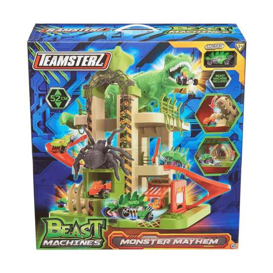 Toy. TEAMSTERZ BEAST MACHINE MONSTER MAYHEM WITH 1 CAR