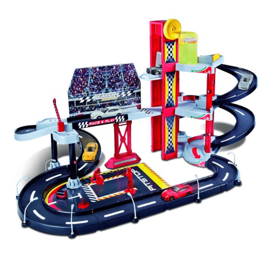 Toy. Bburago Ferrari Race and Play Racing Garage