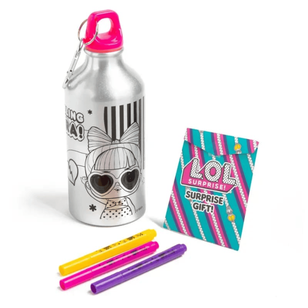 Toy. Lol surprise doodle water bottle set