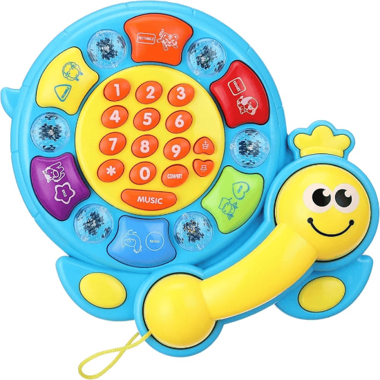 Toy. tortoise baby telephone