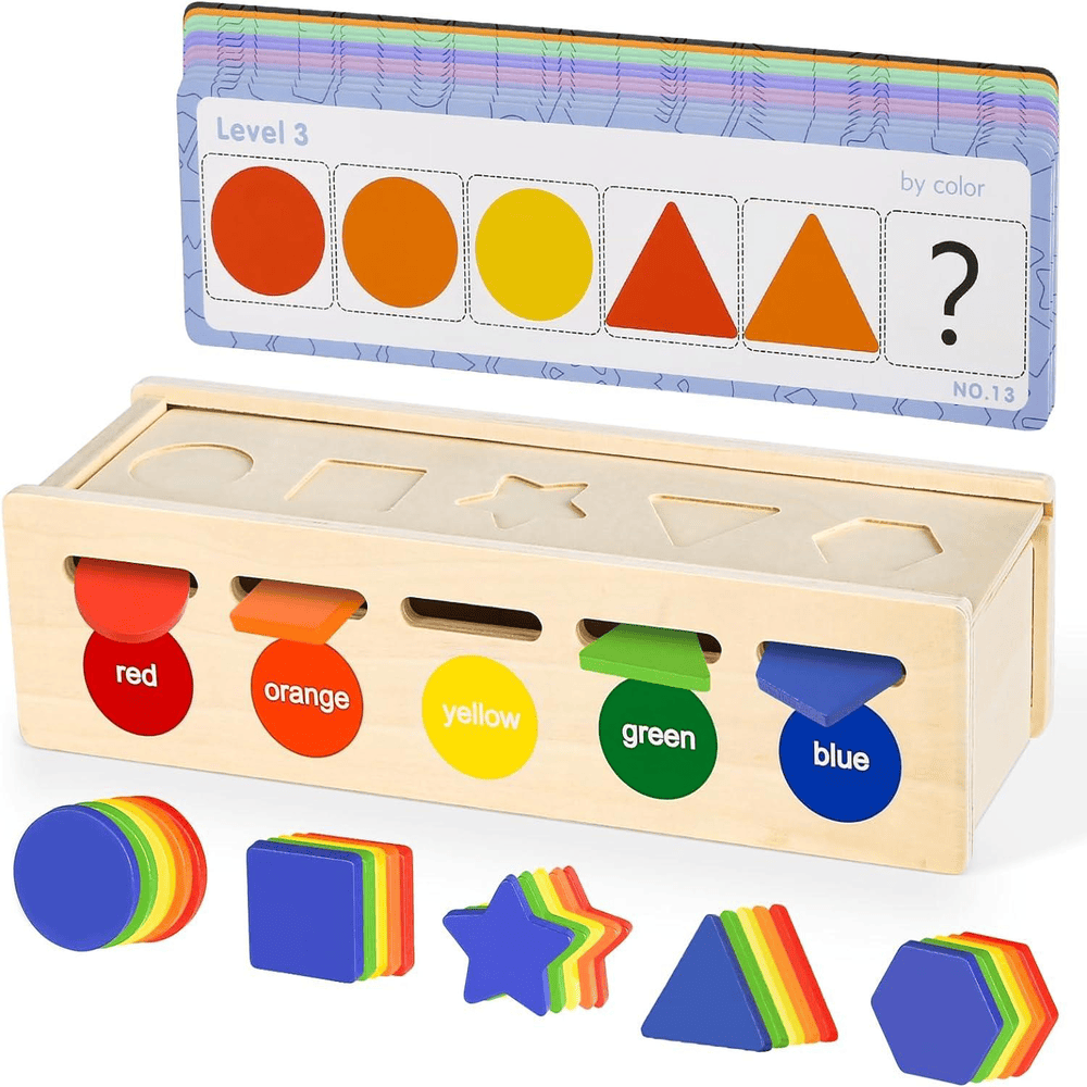 Toy. Wooden Sorting Box