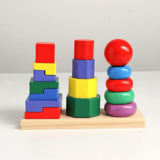 Toy. My One Bell Bell 3-Piece Geometric Shapes Game for Kids ...