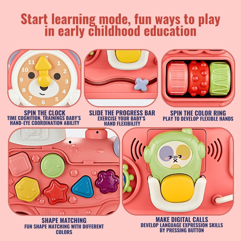 Toy. Baby walker train Musical Multifunctional Ride-On Gift For Kids