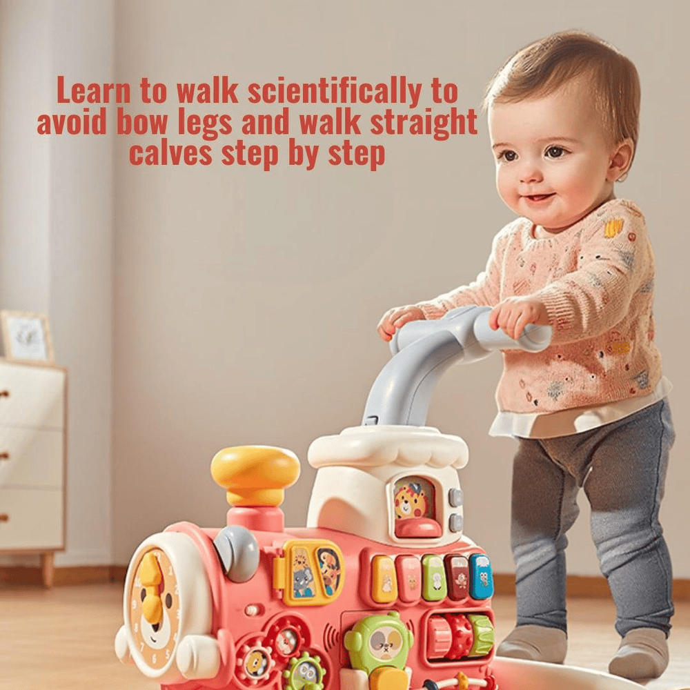 Toy. Baby walker train Musical Multifunctional Ride-On Gift For Kids