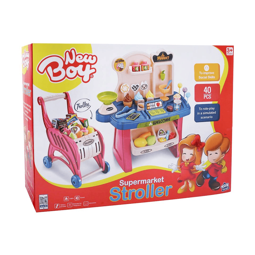 Toy. NewBoy Supermarket Stroller