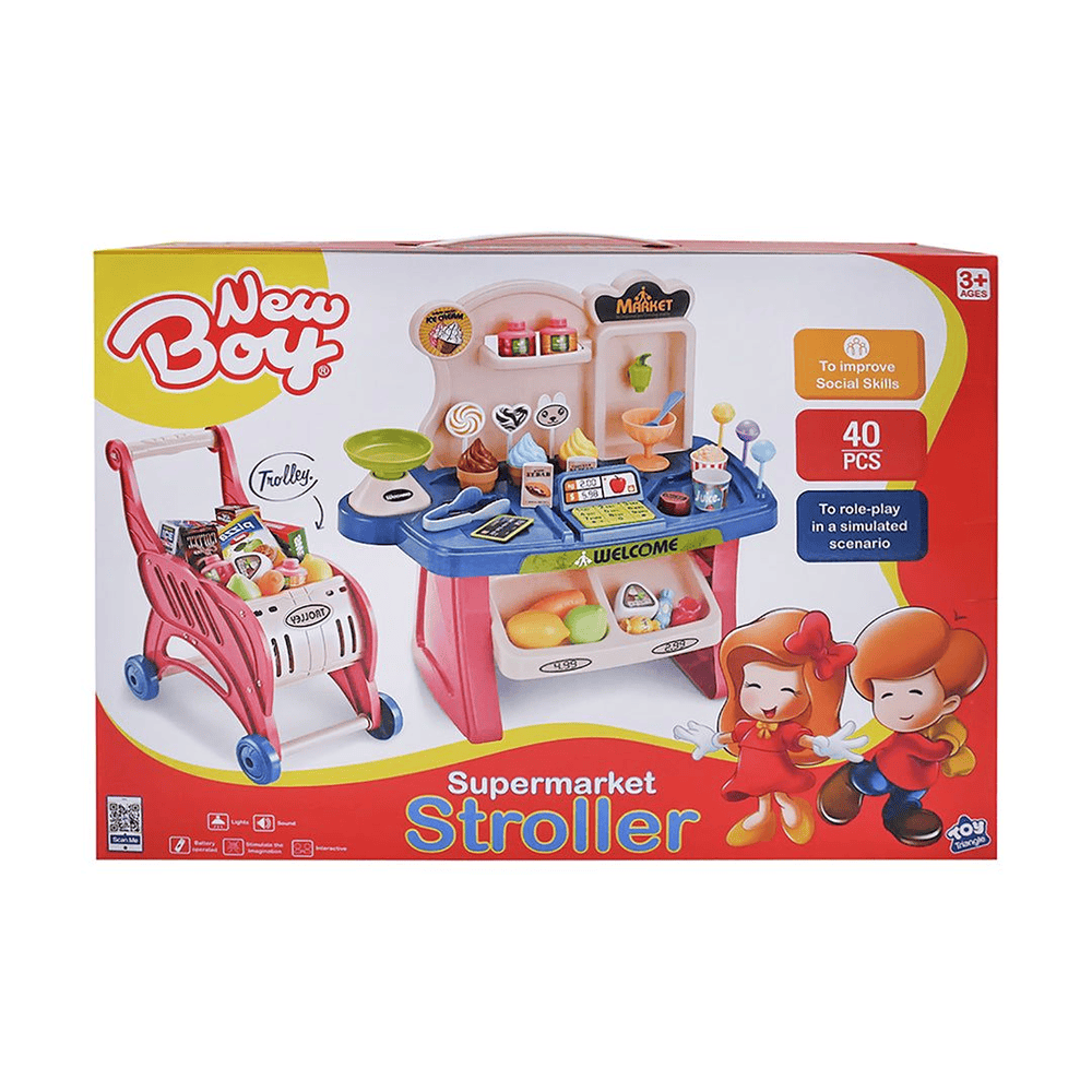 Toy. NewBoy Supermarket Stroller