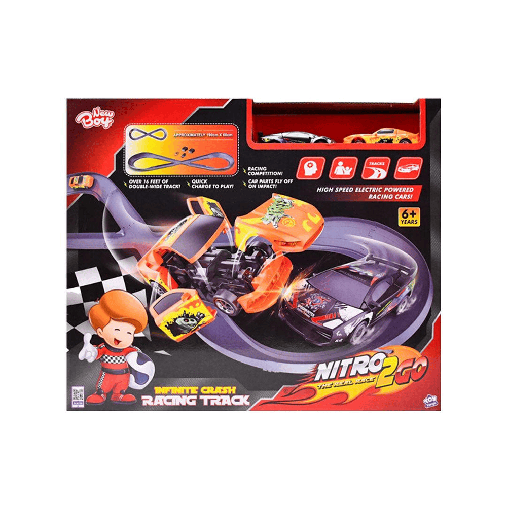 Toy. Nitro2Go Racing Set Crash