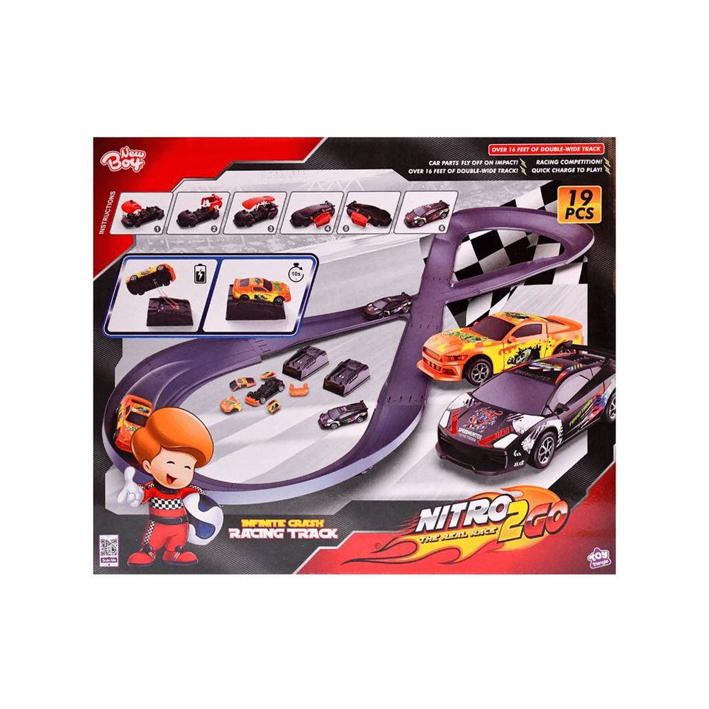 Toy. Nitro2Go Racing Set Crash
