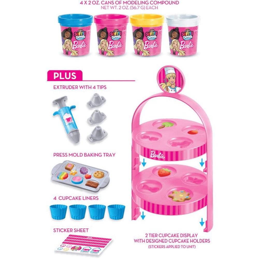 Toy. BARBIE DOUGH BAKERY CUPCAKE MAKER