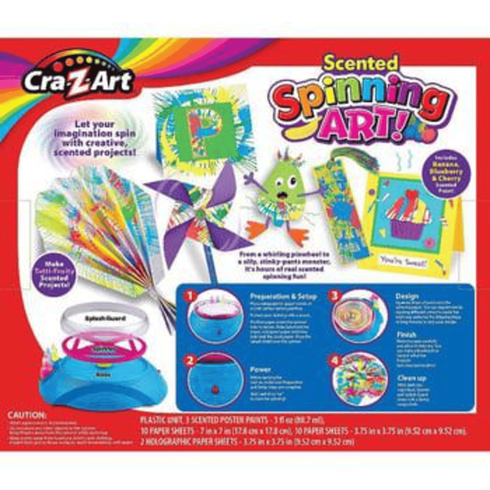 Toy. Scented Spinning Art Machine Educational Activity Set