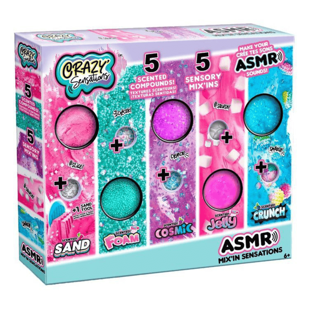 Toy. Crazy Sensations Mix-N-Match ASMR Kit Multicoloured 5 Pack
