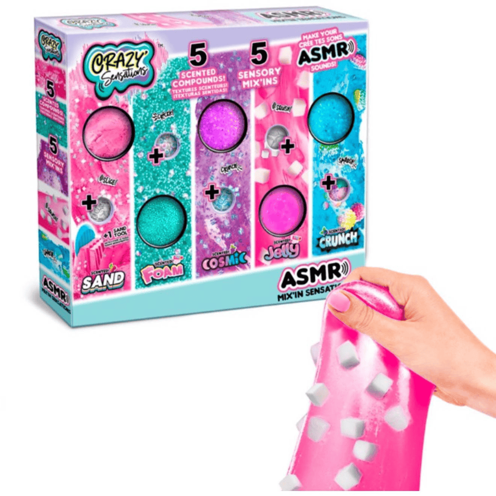 Toy. Crazy Sensations Mix-N-Match ASMR Kit Multicoloured 5 Pack