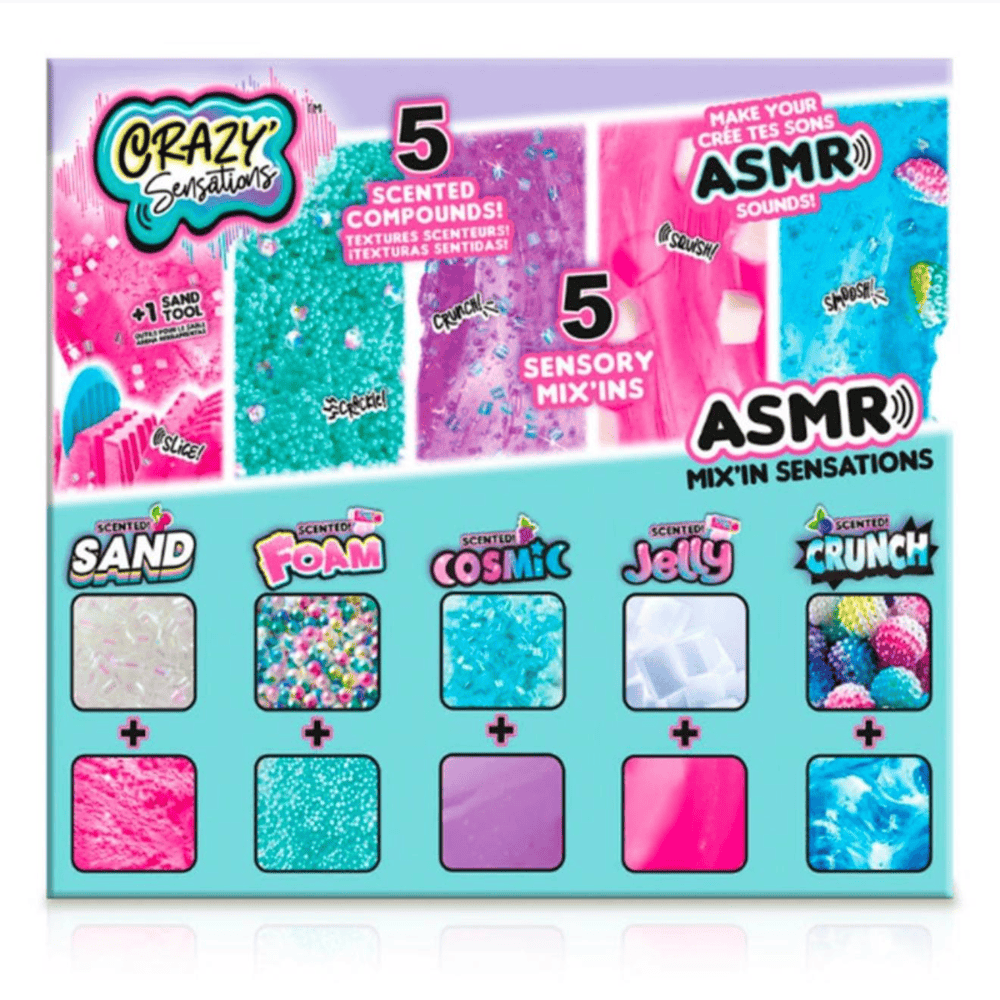 Toy. Crazy Sensations Mix-N-Match ASMR Kit Multicoloured 5 Pack