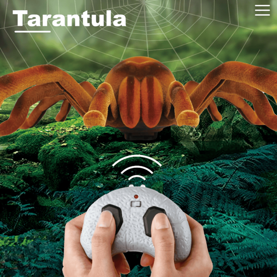 Toy. REMOTE CONTROL FLOCKING SPIDER