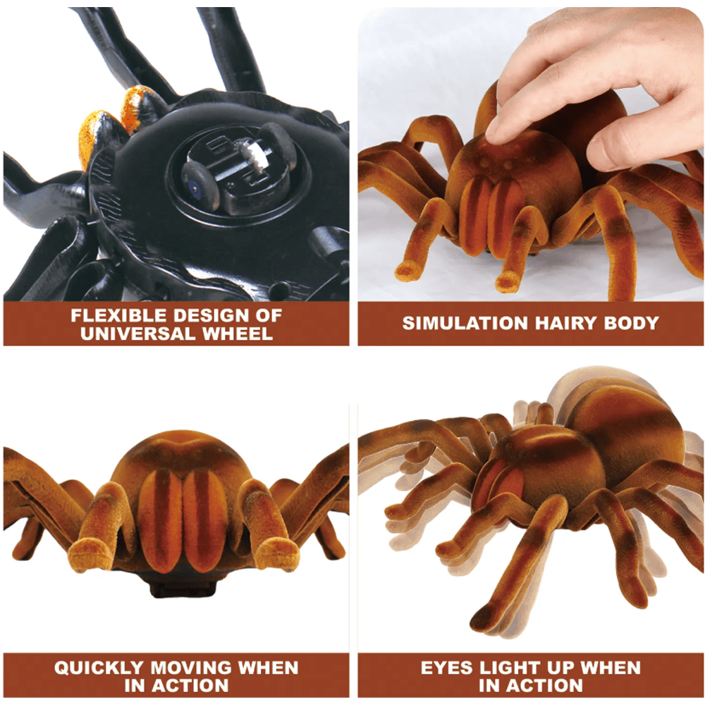 Toy. REMOTE CONTROL FLOCKING SPIDER