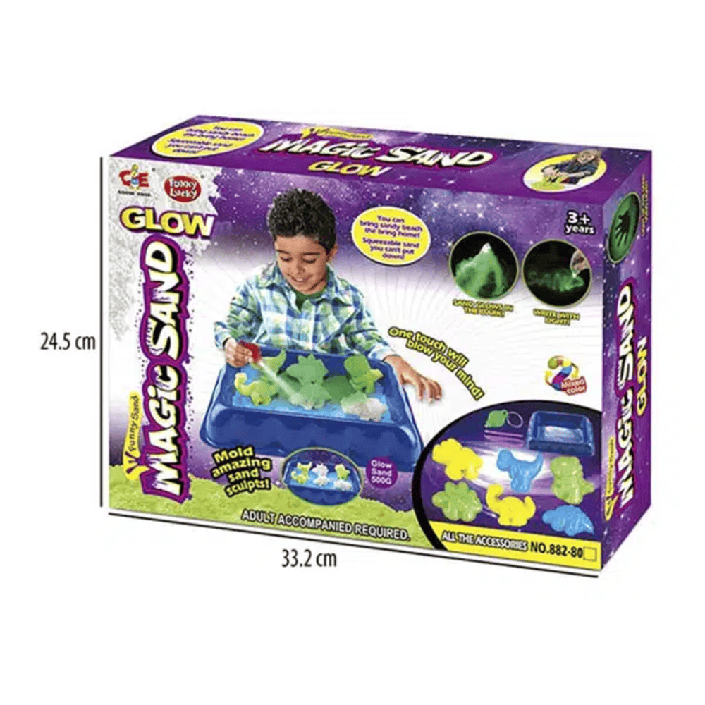 Toy. Glow Magic Sand