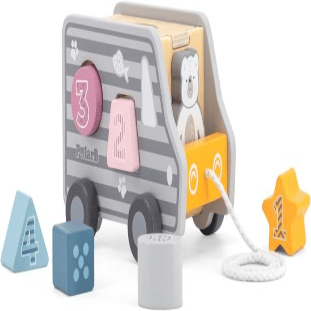Toy. Shape sorting truck