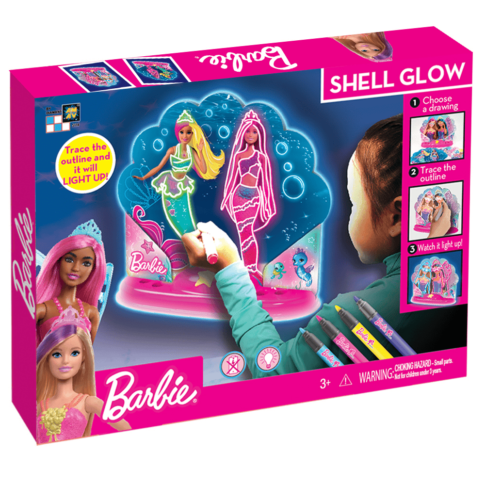 Toy. Barbie Night Lamp/Decoration - Shell Glow