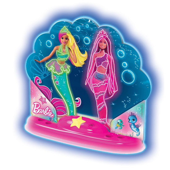 Toy. Barbie Night Lamp/Decoration - Shell Glow