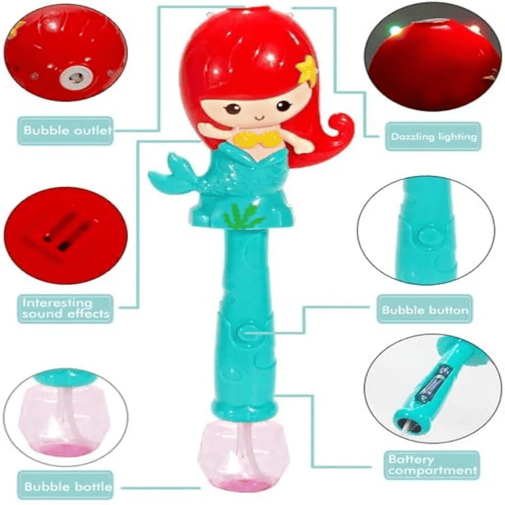 Toy. mermaid bubble machine