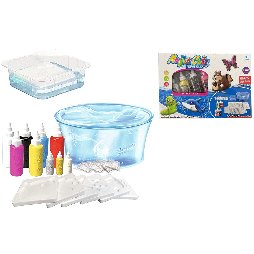 Toy. extraordinary Aqua Gelz Deluxe Set, Soft Figures in 3D Design, Dip ...