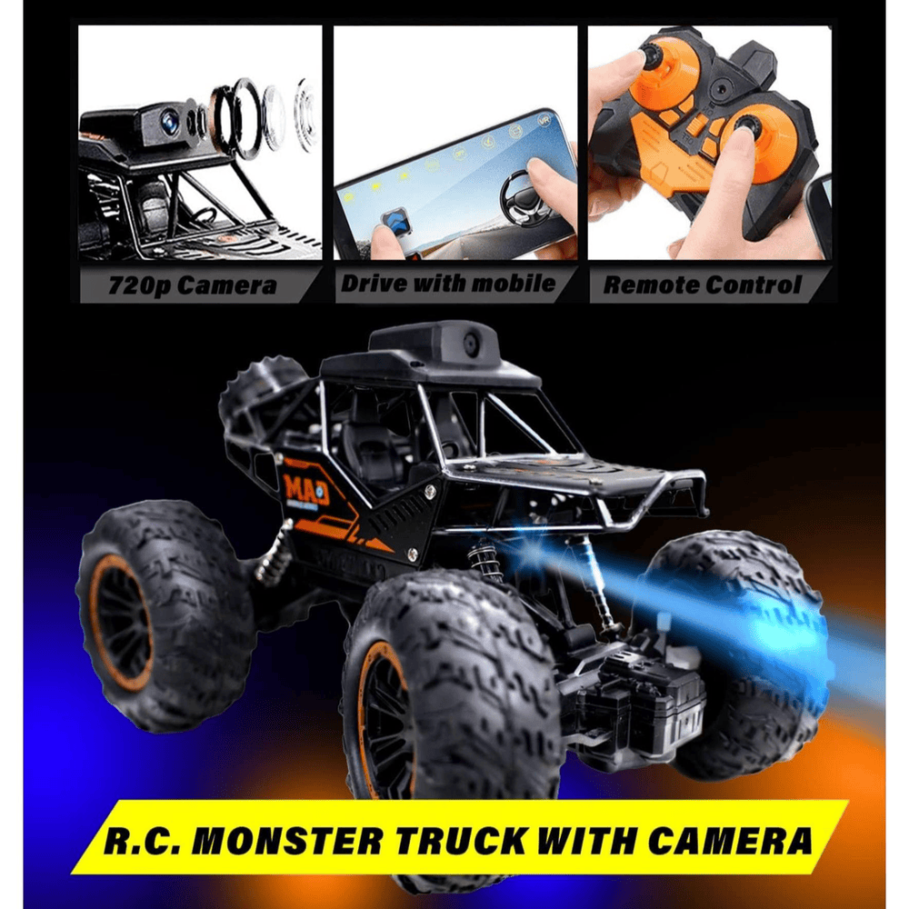 Toy. Off-Road Remote-Control Car Toy with Wi-Fi High Speed Charging 2 ...