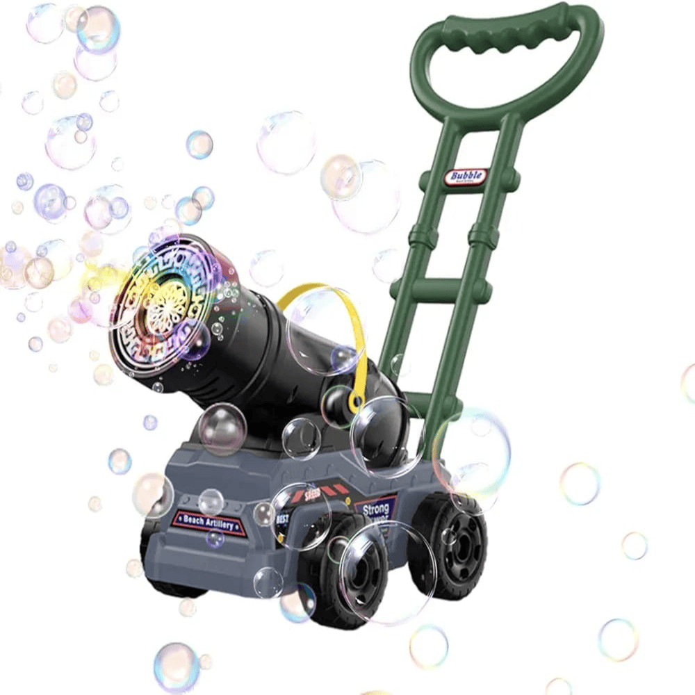 Toy. Electric bubble cannon cart