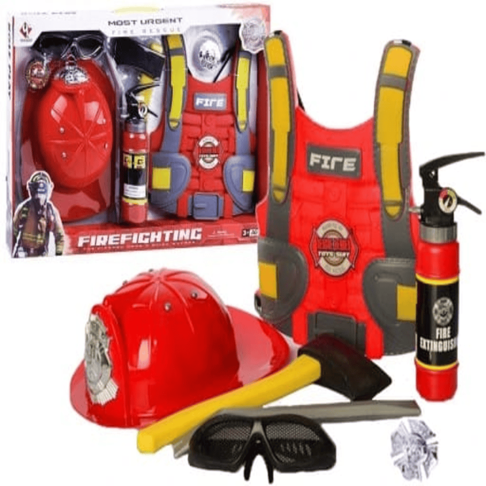 Toy. firefighter kit