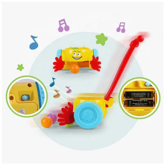 Toy. 2 in 1 Musical Ball Launcher & Walker