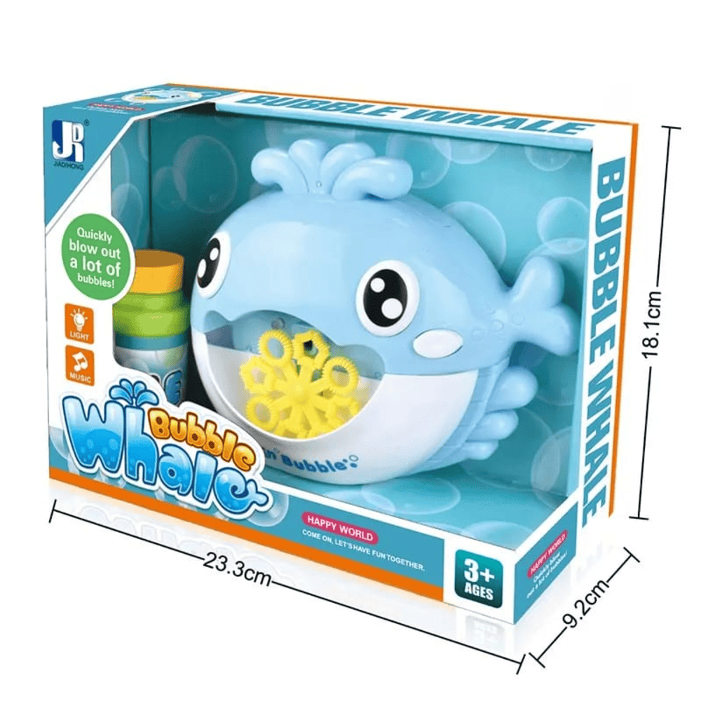 Toy. whale bubble machine