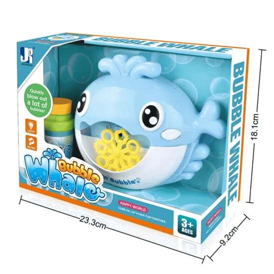 Toy. whale bubble machine
