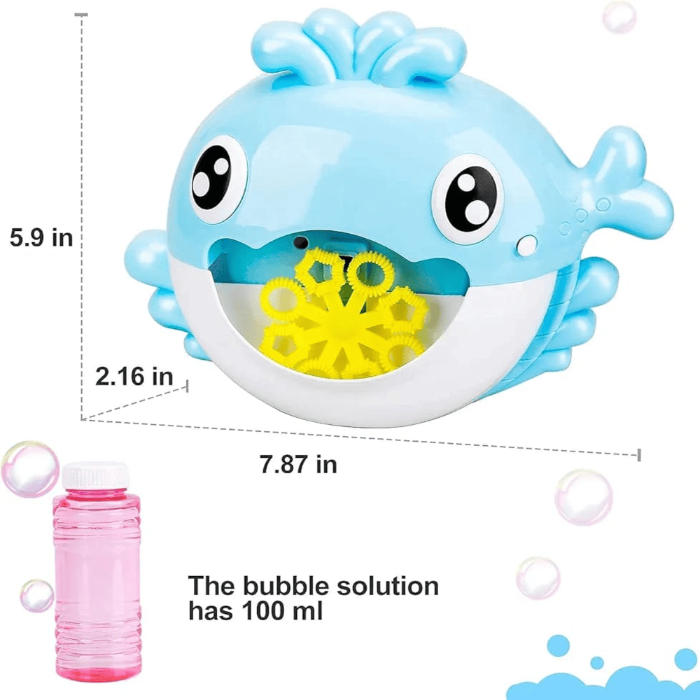 Toy. whale bubble machine