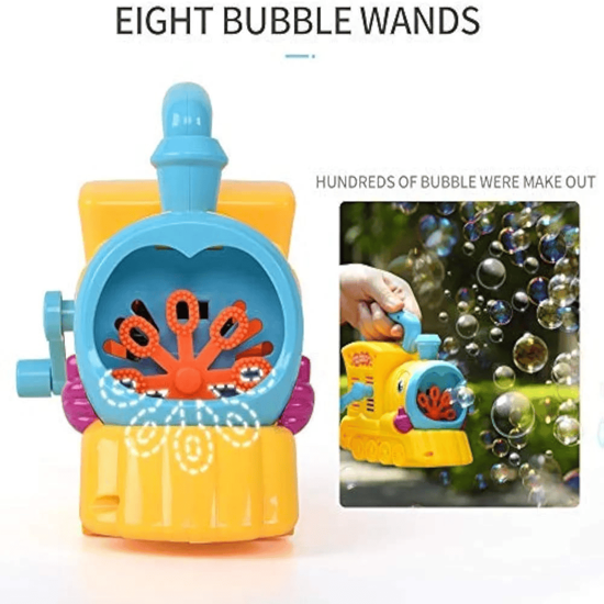 Toy. Happy Train Bubble Machine