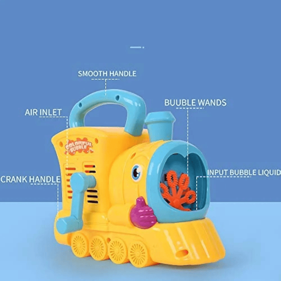 Toy. Happy Train Bubble Machine