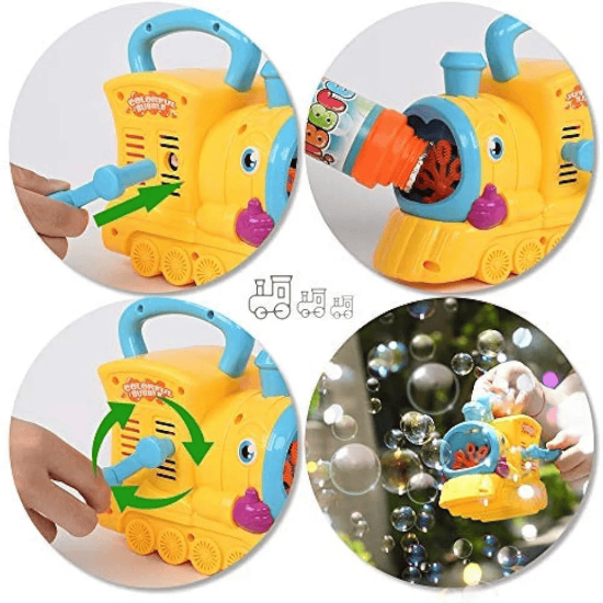 Toy. Happy Train Bubble Machine
