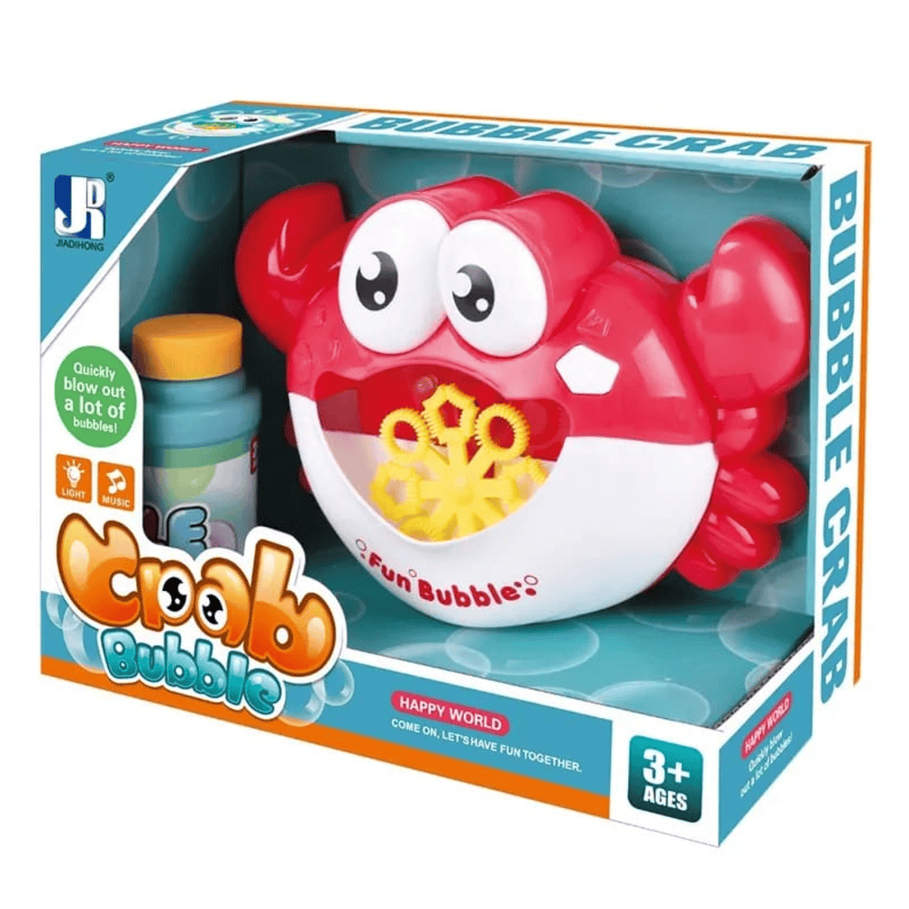 Toy. Crab bubble machine