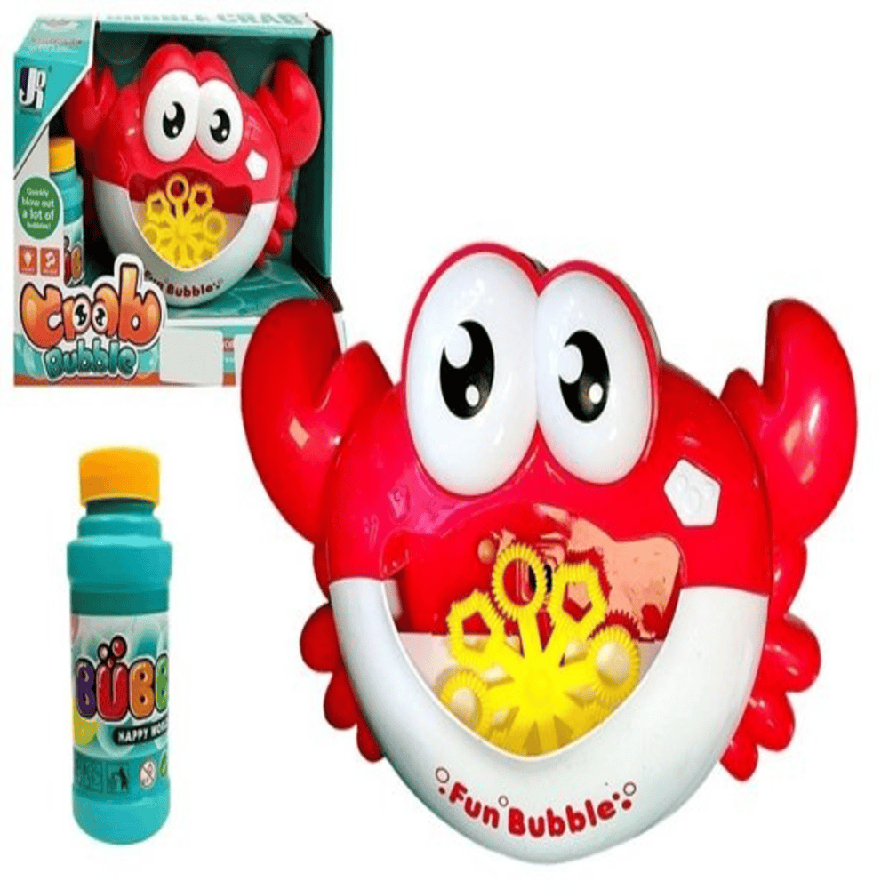 Toy. Crab bubble machine