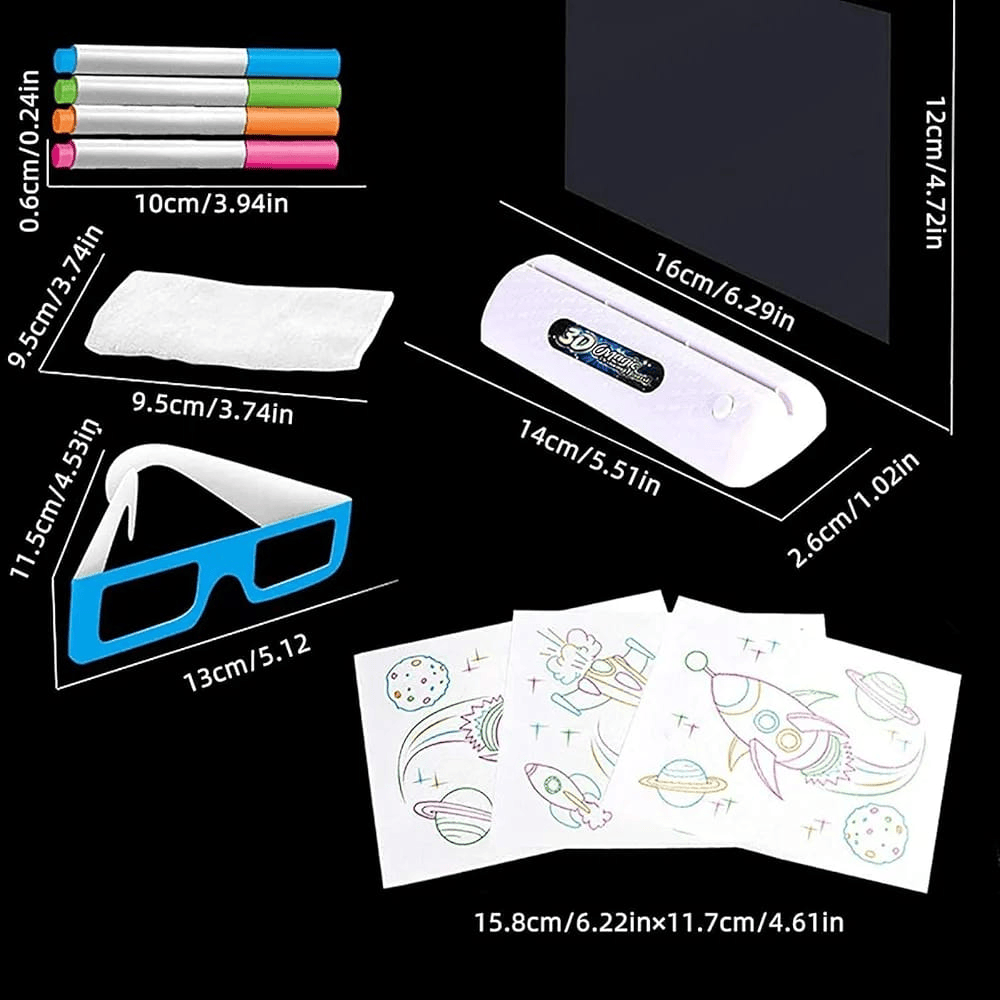 Toy. Luminous magic drawing board