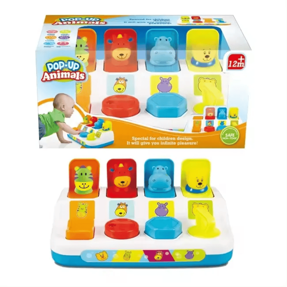 Toy. Pop-Up Animal Shapes