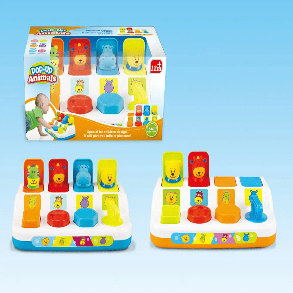 Toy. Pop-Up Animal Shapes
