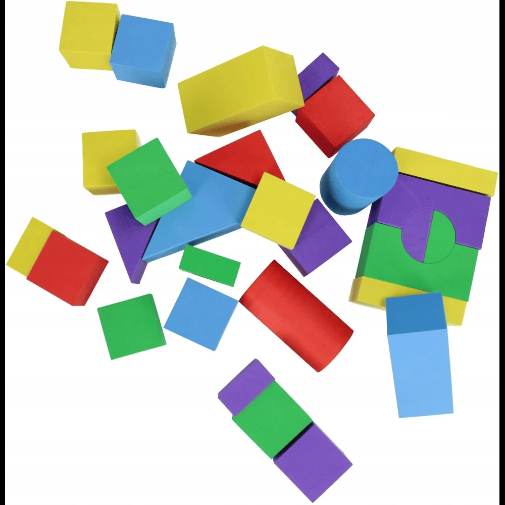 Toy. 3D rainbow Blocks